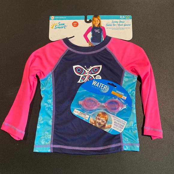 Sun Smart | Swim | Toddler Rash Guard M 24 Years Swim Tee Surfs Up Sun ...